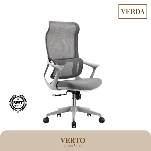 Kursi Kantor Verda Verto Grey Work Office Chair / Kursi Kerja Kantor ...