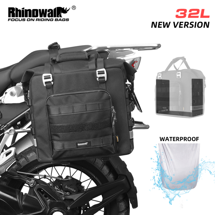 Rhinowalk Motorcycle Side Bag 25L Waterproof Motor Saddle Bag Tail ...