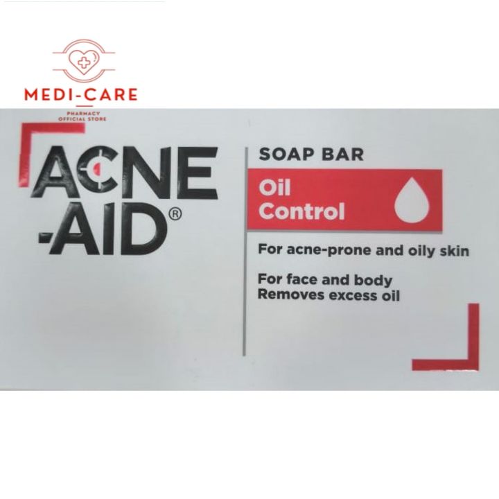 [READY STOCK] ACNE-AID SOAP BAR 100g For Acne & Oily Skin face and body ...