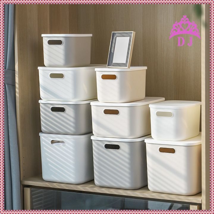 Nordic Multipurpose Stackable Storage Box with Lid Japanese Storage Box ...