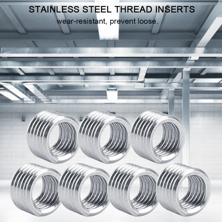 100Pcs Wire Insert Thread M4 Helicoil Thread Repair Stainless Steel ...