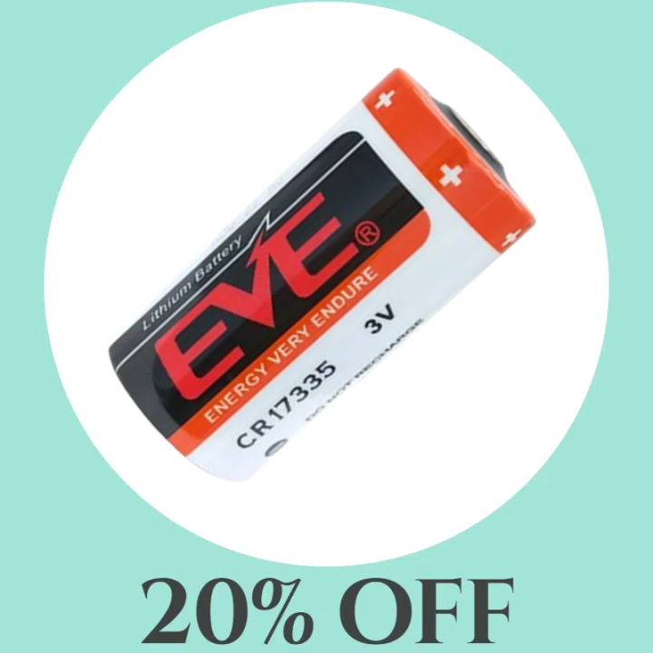 New-lithium battery original EVE CR17335 battery 3V for Intelligent ...