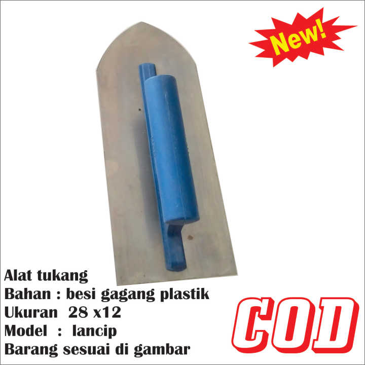 terlaris 1 pcs Pesutan Roskam kasutan pesutan Trowel besi gagang ...