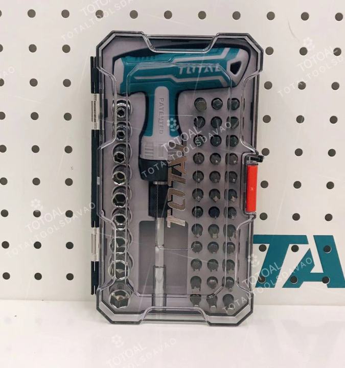 TOTAL 47 Pcs T-handle wrench screwdriver set TACSD30476 | Lazada PH