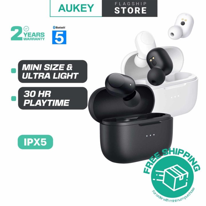 AUKEY EP-T31 TSS Wireless Charging Earbuds Elevation in-ear Detection ...