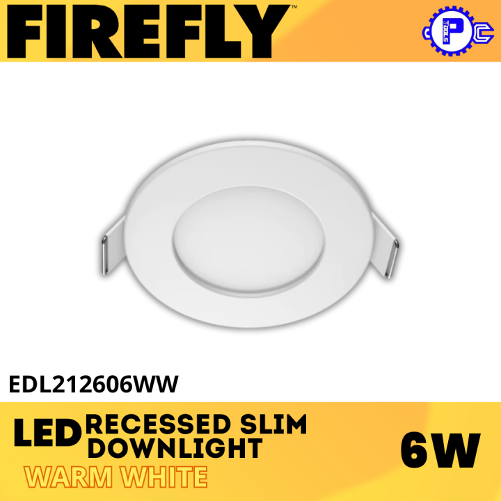 Firefly Basic Series Recessed Slim LED Downlight | Lazada PH