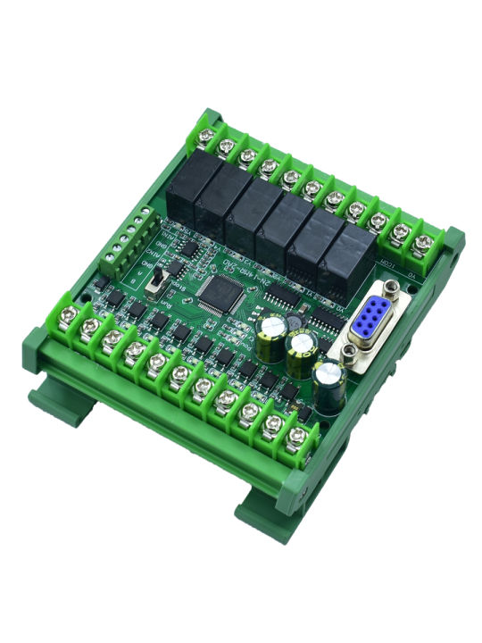 Board mạch lập trình PLC JX FX2N-10MR/10MT 6 input 4 output relay và ...