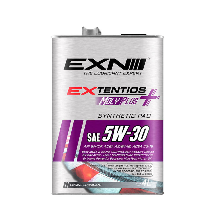 2021 EXN Extentios 5W30 Molyplus (Fully-Syn) Engine Oil 4 Litre ...