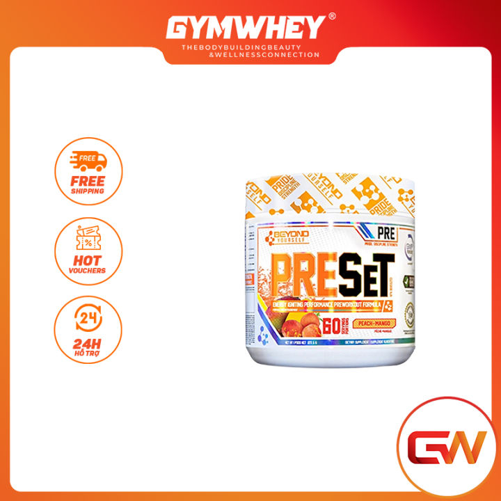 Beyond Preset Pre Workout, Tăng Sức Mạnh Trước Tập Luyện (60 Lần Dùng ...
