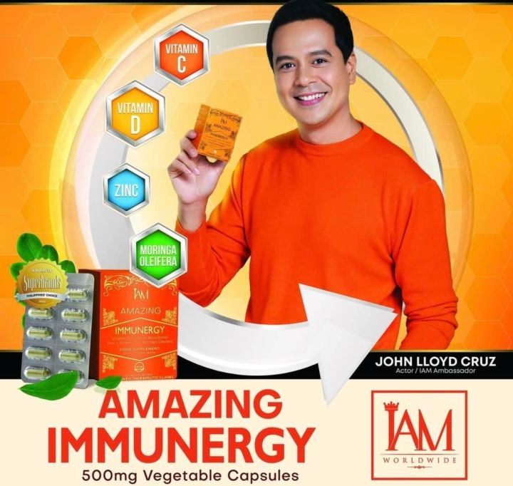 Organic IMMUNERGY ( 50 capsules ) 4in1 Vitamin C + Zinc + Moringa ...