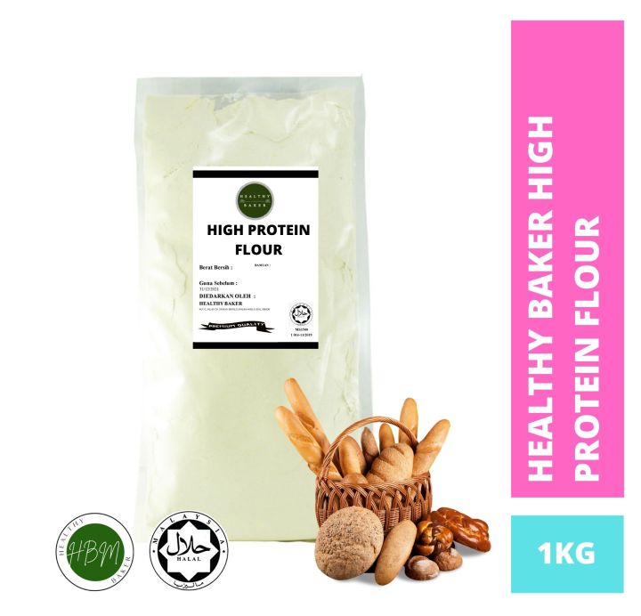 HIGH PROTEIN FLOUR 1kg / Tepung Roti Berprotein Tinggi [Bread Flour ...