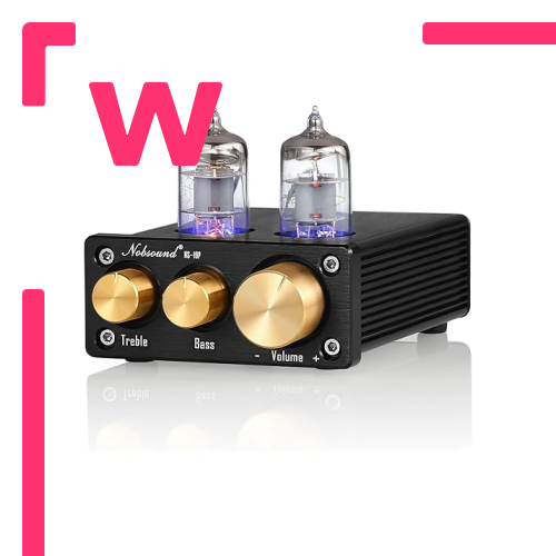 Nobsound NS-10P Mini Hi-Fi AUX Vacuum Tube Preamp Headphone Amp Line ...