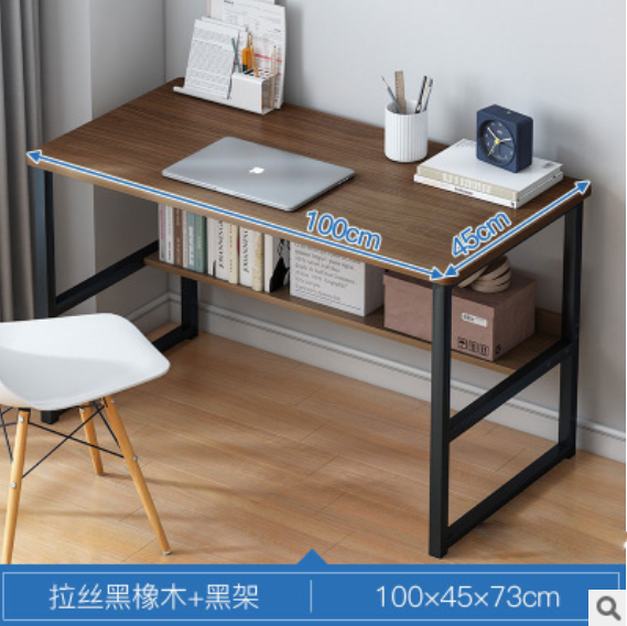 EDEN WRITTING DESK 120X45X74cm Two Layer Study Table Computer Desk ...