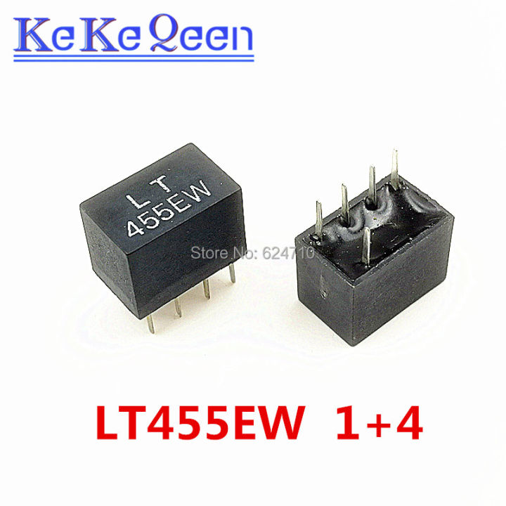 yingke 10pcs Lt455ew Lt455e Cf455e Cf455ew 455e 14 5pin Dip-5 455khz ...