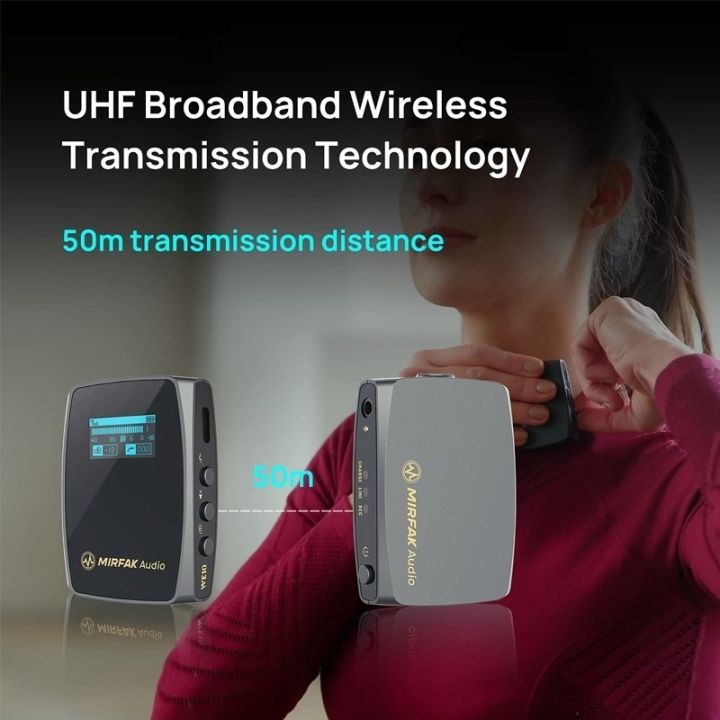 MIRFAK WE10 Ver 1. (1ตัวรับ-1ตัวส่ง) Dual Wireless Microphone ไมโคโฟน ...