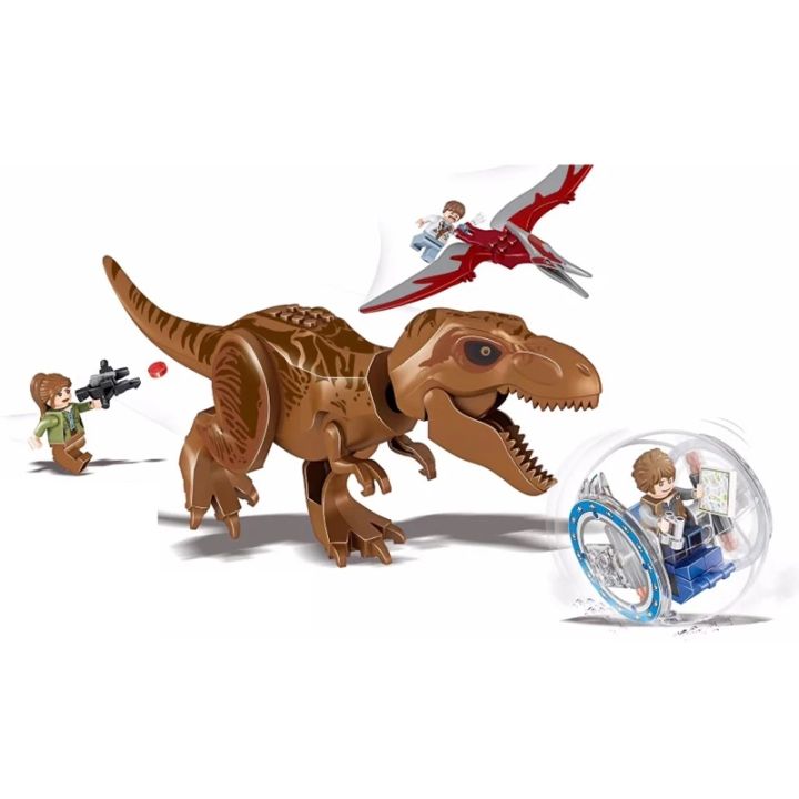 Lego dinosaur building blocks Jurassic Tyrannosaurus rex tyrannosaurus ...