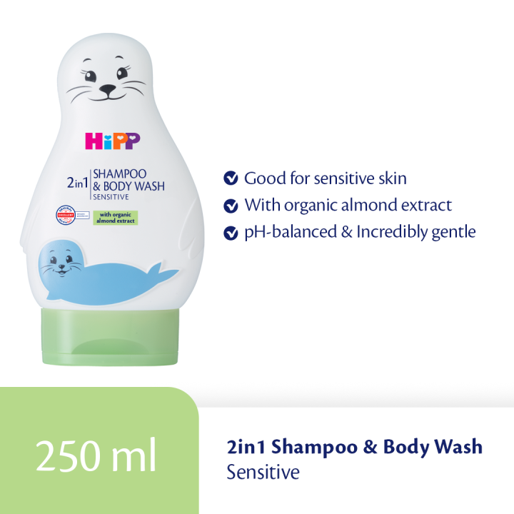 HiPP 2-in-1 Shampoo & Body Wash 200ml | Lazada PH