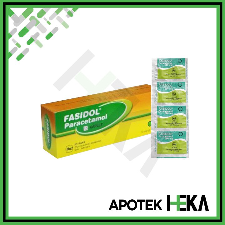 Fasidol Paracetamol 500 mg Box 10x10 Tablet - Obat Demam | Lazada Indonesia