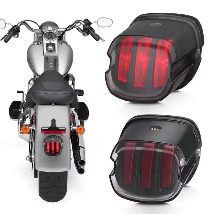 Harley-Davidson Motorcycle LED Tail Light Sportster Fatboy | Lazada.co.th