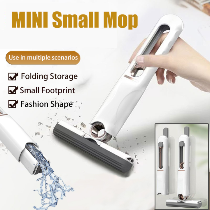 Desktop mini mop tabletop no dead corners clean bathroom foldable ...