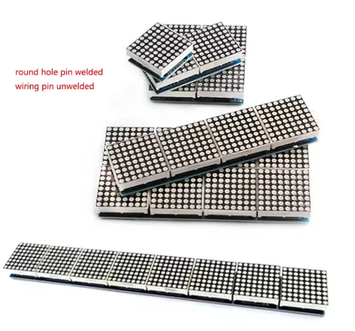 1/2/4/8 Bit MAX7219 Dot Matrix Module Control Module MCU Control Drives ...