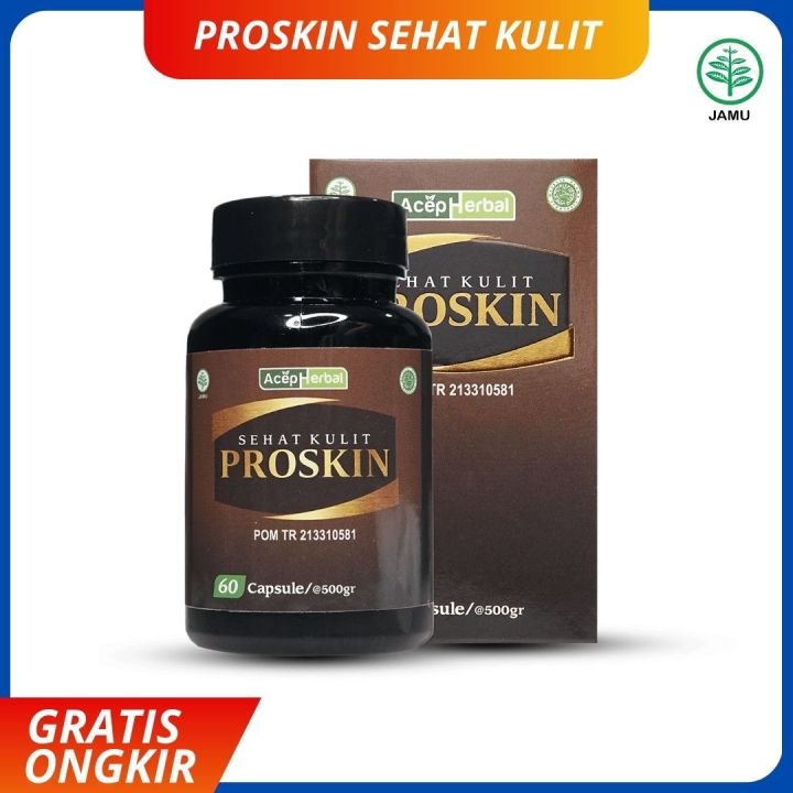 PROSKIN Kapsul Binahong Obat Gatal Kulit Gatal Alergi Biduran Kaligata ...