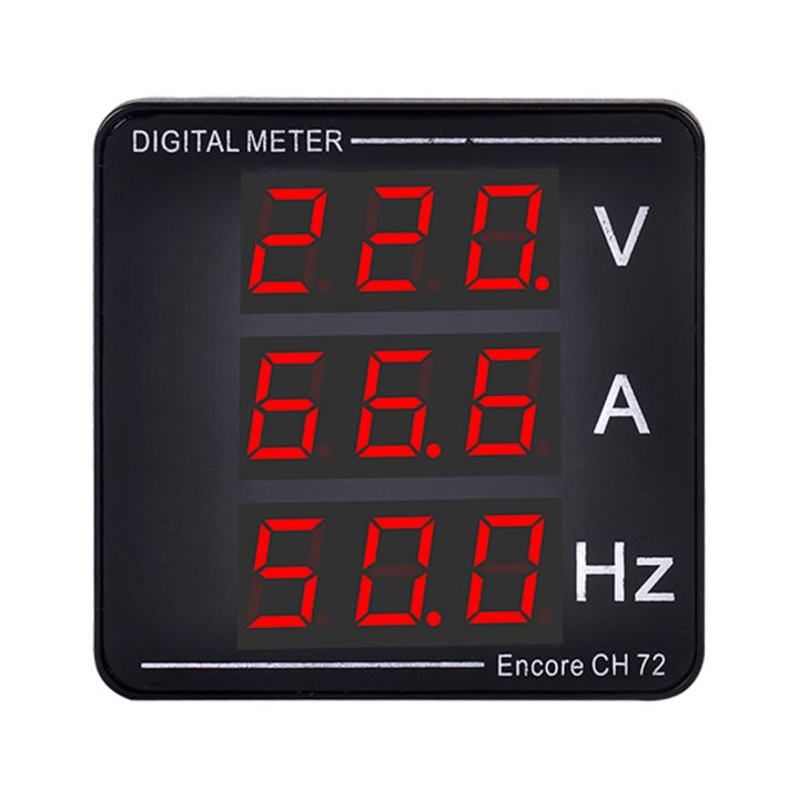 LED Digital Display Voltage Meter Frequency Voltmeter Ammeter Digital ...