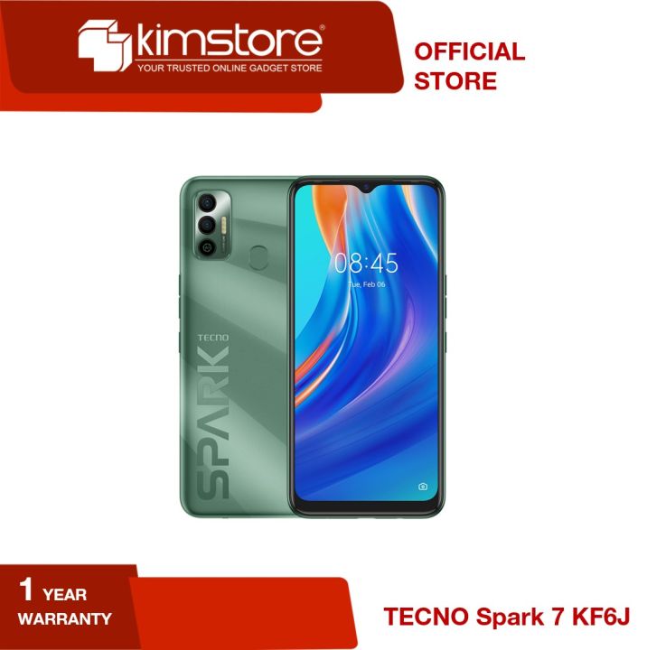 Tecno Spark 7 Kf6J 3 + 64 Gb - Spruce Green | Lazada PH