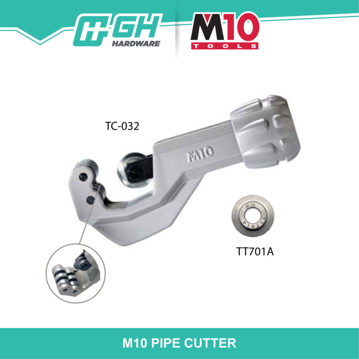 [ GH HARDWARE ] M10 Pipe Cutter (TC-032 / Spare Blade TT701A) | Lazada