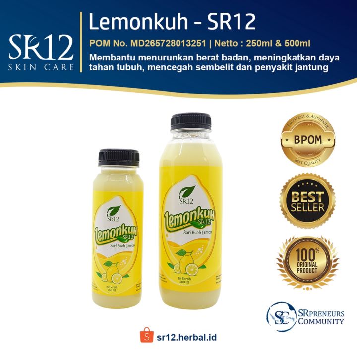 LEMONKUH SR12 250 ML / SARI LEMON ALAMI | Lazada Indonesia
