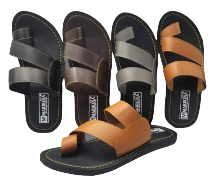 [MᴀsʜɪᴇFᴏᴏᴛᴡᴇᴀʀ]Best Seller Casual Men Leather Slipper Sandal Marikina ...