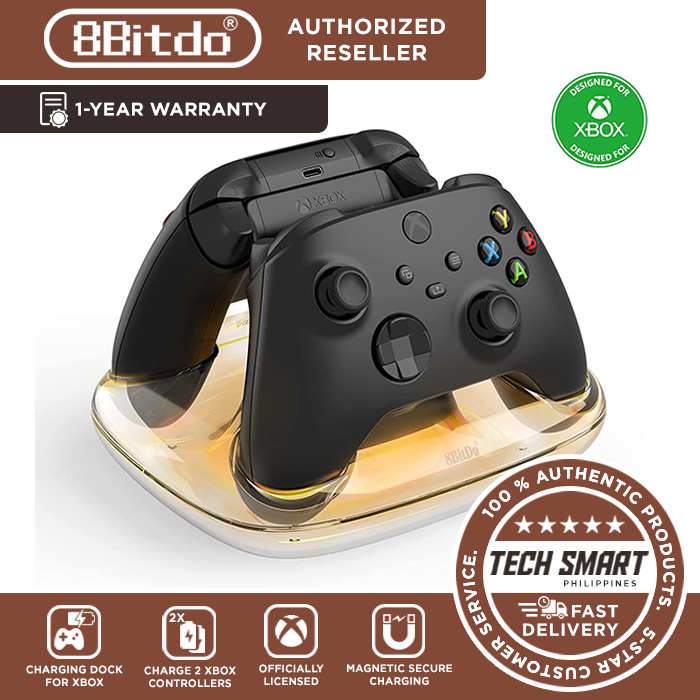 8Bitdo Dual Charging Dock for Xbox Wireless Controllers, Xbox Charging ...