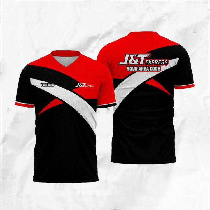 เสื้อยืดยูนิฟอร์ม J&T Express สำหรับพนักงานส่งของ - ระบายอากาศได้ดีและ ...