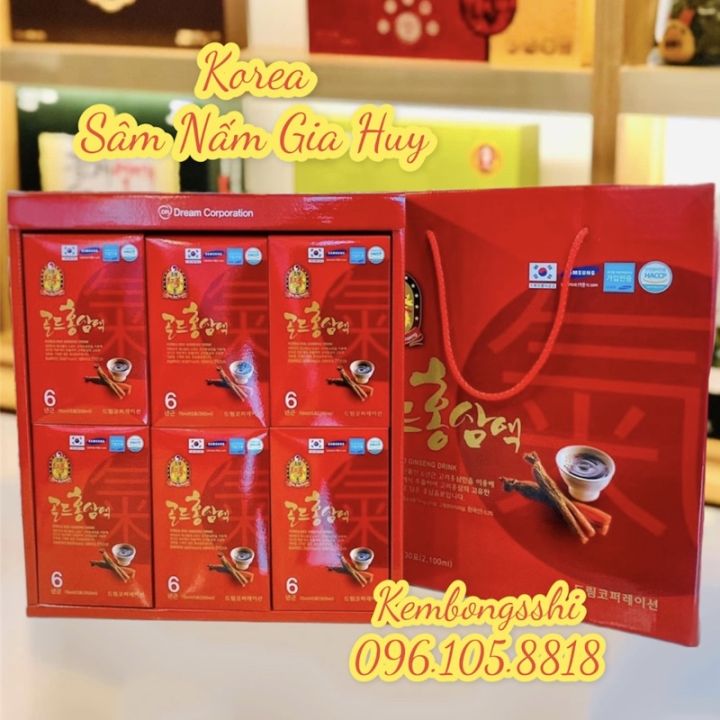 Nước Hồng Sâm 6 Năm Tuổi Hàn Quốc, Hộp 30Goi 80Ml (Sâm Chén) | Lazada.vn