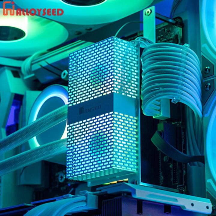 RAM Cooler 4Pin PWM/5V 3Pin ARGB RAM Air AIO Fan Cooler with Dual 50mm Fan RAM Heatsink Cooler ...