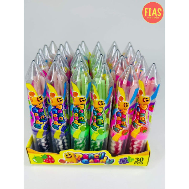 30 Pieces Pencil Yogurt & Lollipop Candy | Lazada PH
