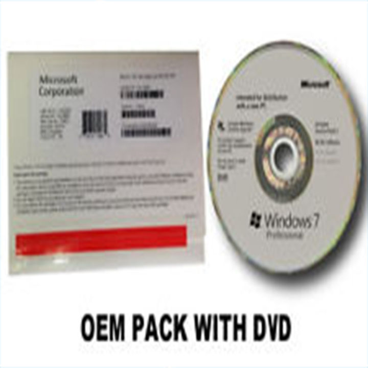 Microsoft Windows 7 Pro Profeesional 64bit Retail Pack (FQC-08289) | Lazada