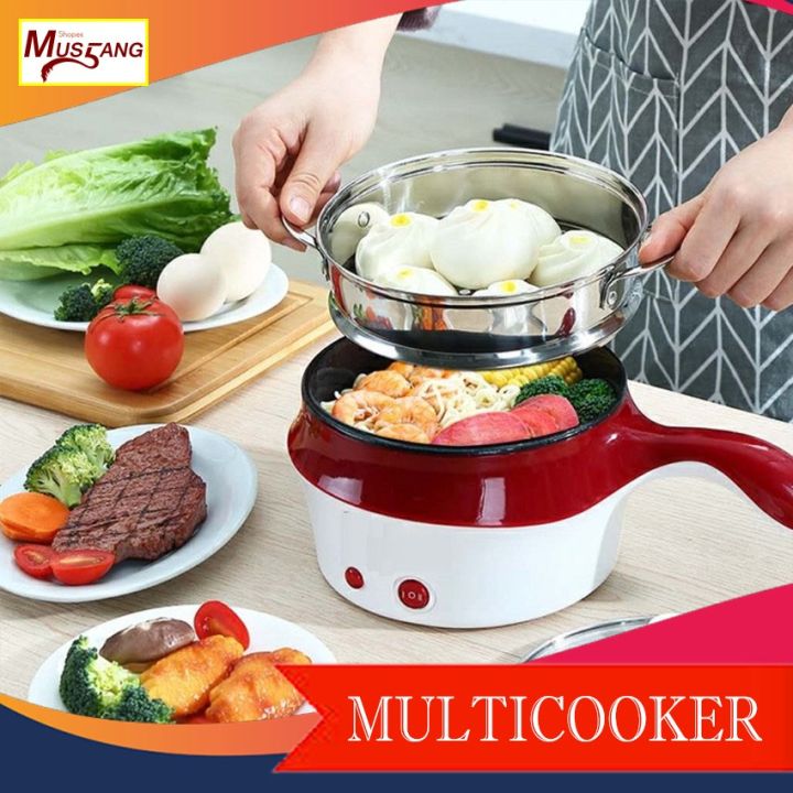 703 2 in 1 Multi Cooker with Steamer 1.2L Food Grade Stainless Steel ...