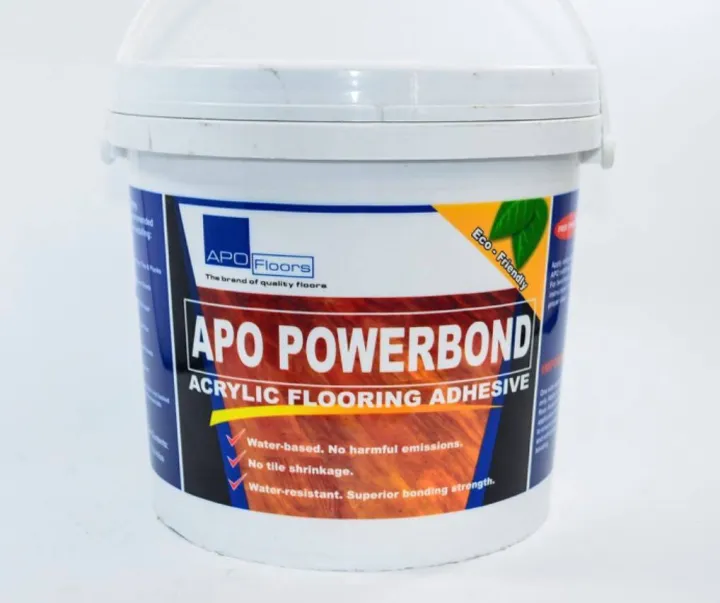 Apo Floors Powerbond Acrylic Flooring Adhesive (1 Gallon/5 Kilograms ...