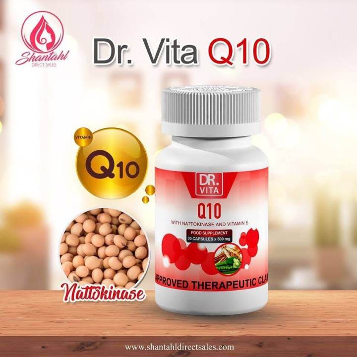 Dr. Vita Q10 with Nattokinase and Vitamin E - 30 Capsules | Lazada PH