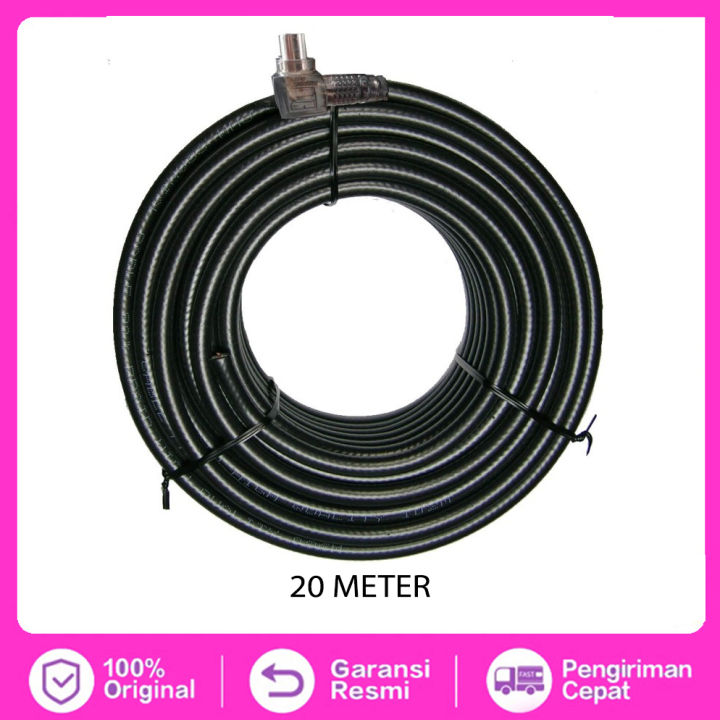 Kabel Antena TV Tanpa Booster Kitani 5C 2V RG-6 - Panjang 20 Meter | Lazada Indonesia