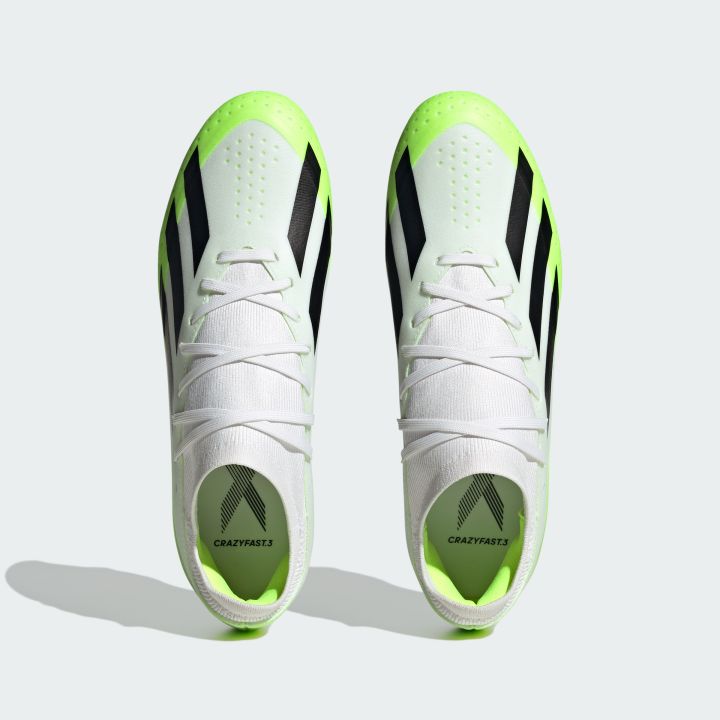 adidas ฟุตบอล รองเท้าฟุตบอล X Crazyfast.3 Firm Ground Unisex สีขาว ...