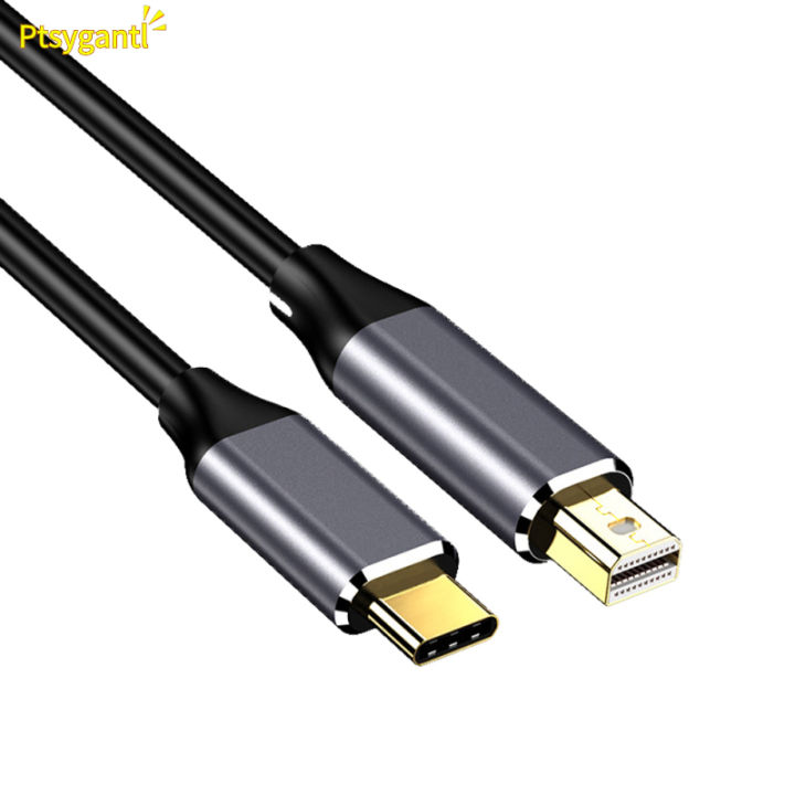 Ptsygantl USB C To Mini DisplayPort Cable High Resolution 4K 60hz ...