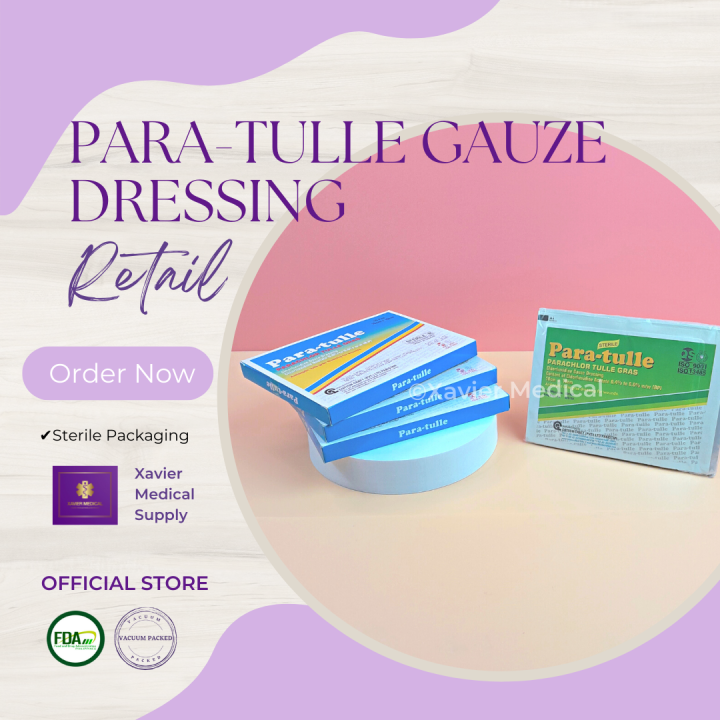 PARA-TULLE Gauze Dressing Retail (Sold Per Pc and 5's) | Lazada PH