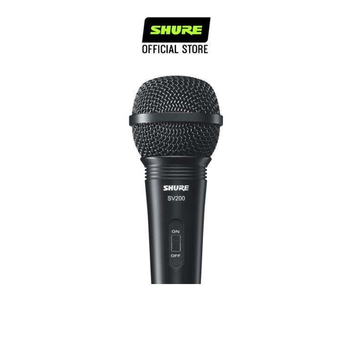 Shure SV200 Dynamic Vocal Microphone with XLR To QTR Cable SV 200 ...