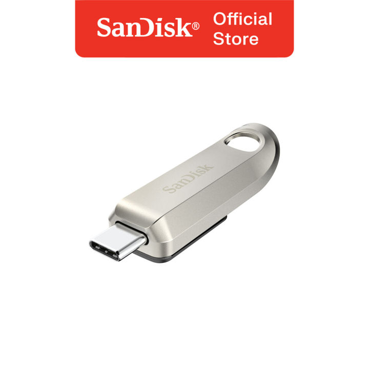 SanDisk Ultra Luxe 64GB USB-C 3.2 Gen 1 Flash Drive (SDCZ75-064G-G46 ...