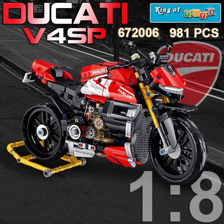 Đồ Chơi Lắp Ráp Kiểu Lego Technic Mô Hình Xe Máy Motor Ducati Panigale ...