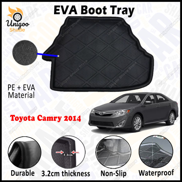 For Toyota Camry 2014 EVA Copolymer Boot Tray Luggage Cargo Trunk Tray ...