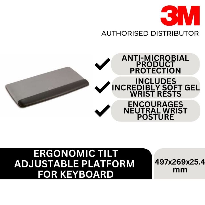 3M Ergo Tilt-Adjustable Platform for Keyboard | Lazada Singapore