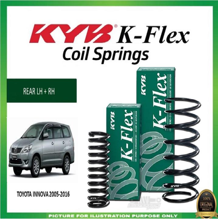 TOYOTA INNOVA (2005-2016) FRONT / REAR / SET COIL SPRING STANDARD KYB K ...
